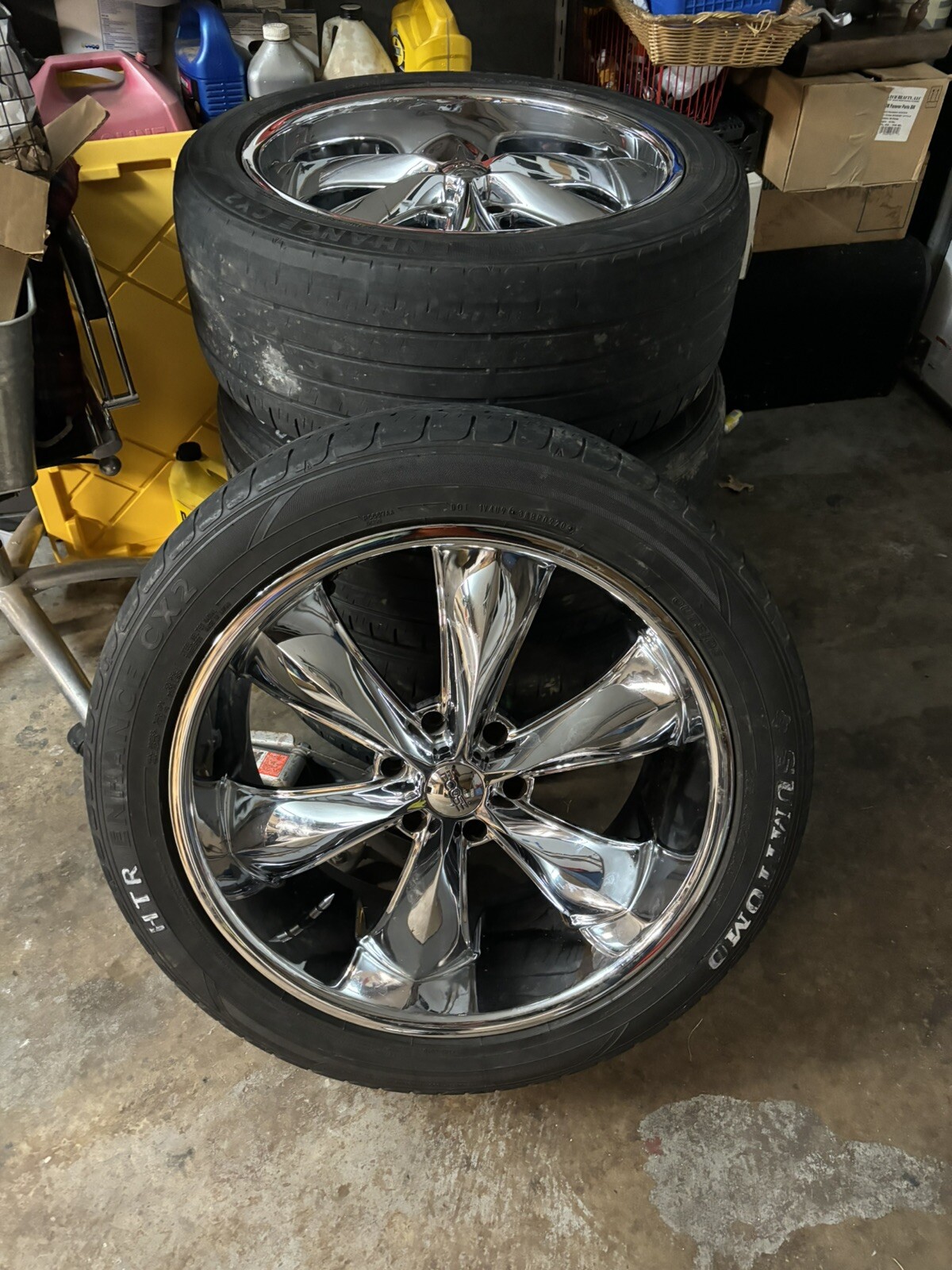 Pre Owned 22” 6 Lug Foose Rims | eBay