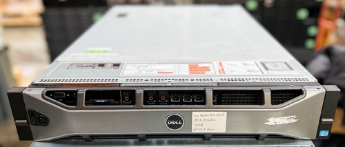 Dell PowerEdge R720 2x E5-2643 @3.30GHz 32GB 4x300GB Perc H710p Mini ...