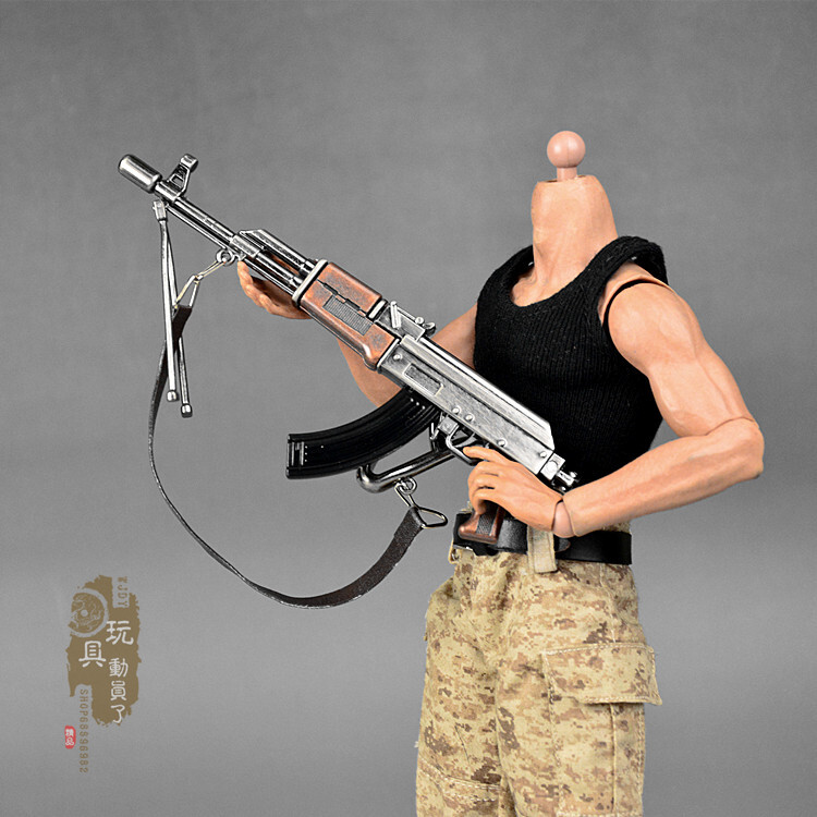 1/6 Soviet Kalashnikov Light Machine Gun RPK Machine Gun Weapon Model ...