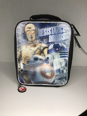 Star Wars R2 D2 C3PO BB8 Lunch Box Insulated Lunch Box Tote Bag New ...