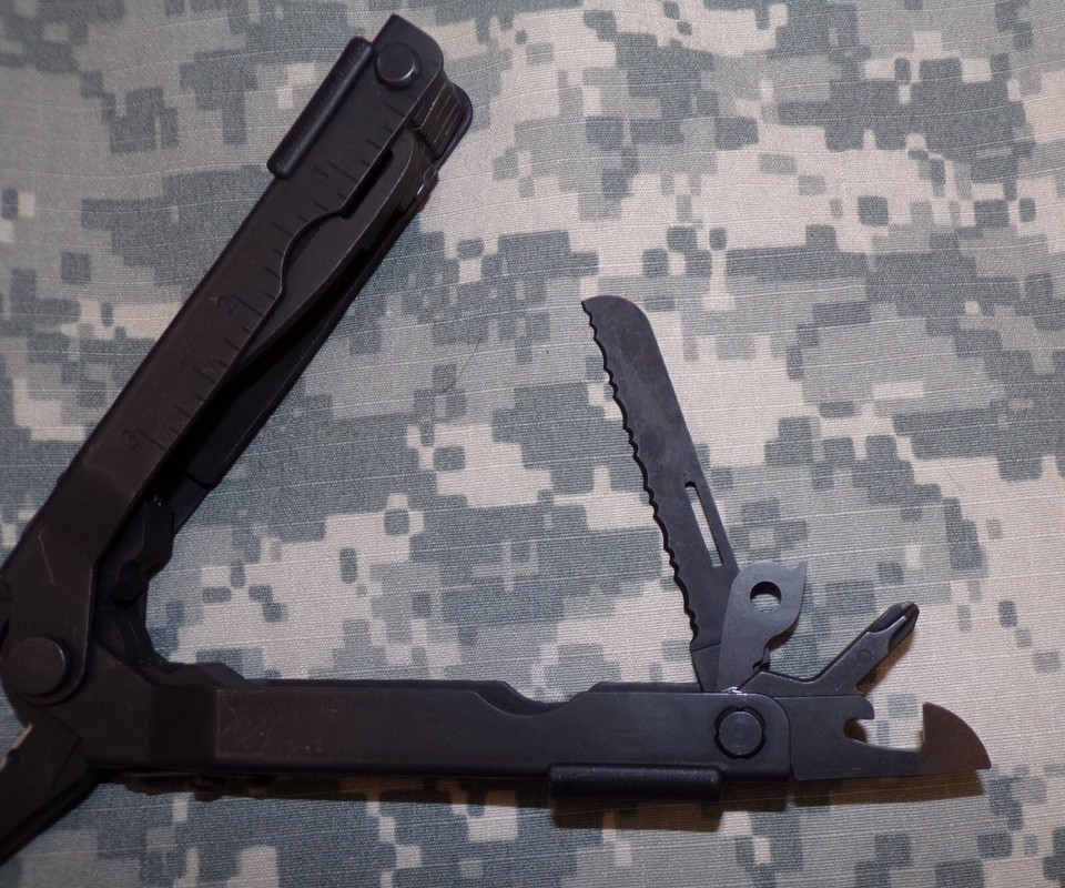 Gerber Black MP600 Multi-Plier Multi-Tool Needlenose Carbide Cutters ...