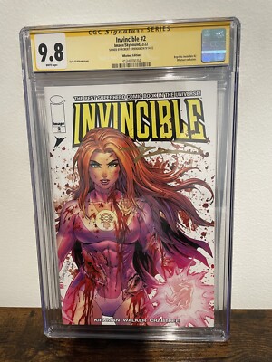 INVINCIBLE #2 ATOM EVE Whatnot Tyler Kirkham CGC 9.8 Signature Robert ...