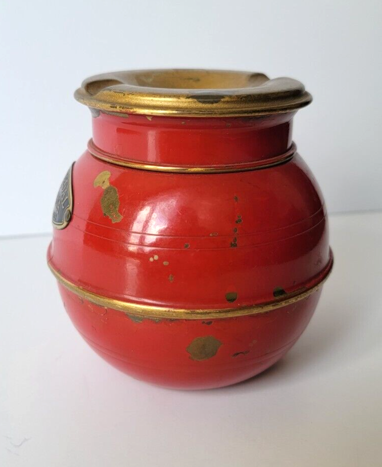 Vintage Gold Medal Semolina Advertising "Christmas 1928" Red Metal ...