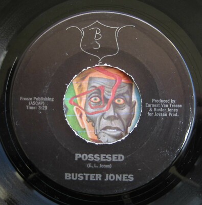 HEAR Buster Jones 45 Possessed/Somebody's Baby EX modern soul funk R&B ...