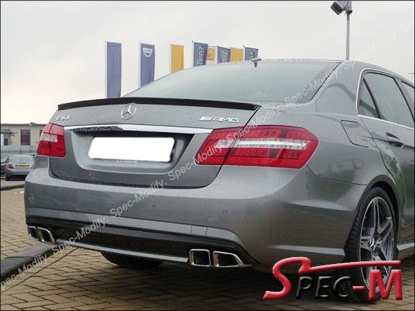 E63AMG Type Trunk Spoiler For W212 E250 E350 E550 4Dr Painted 197 ...