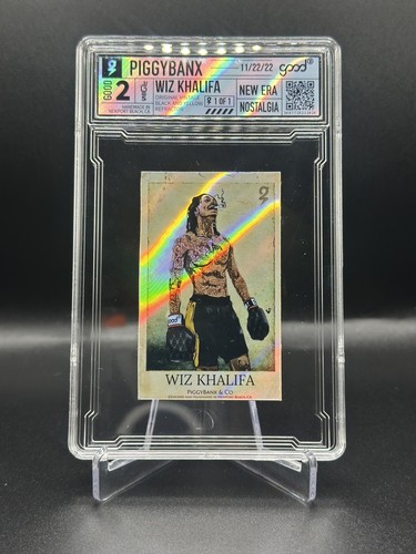 Artist Proof 2022 PiggyBanx Piggy Banx Wiz Khalifa T206 Wave Variant 1/ ...