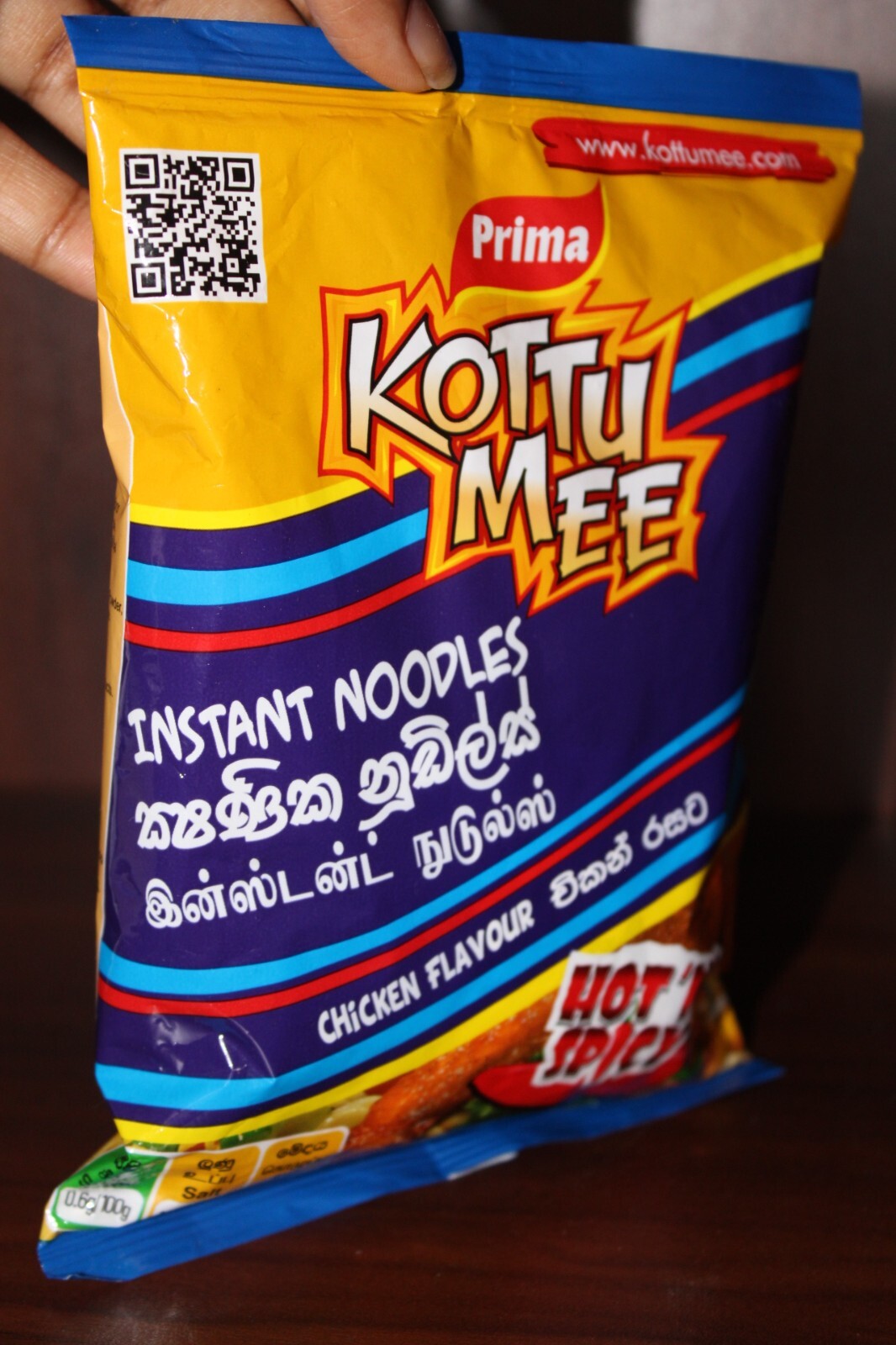 Prima Kottu Mee HOT & SPICY Instant Noodles With Seasoning Sachet 80g ...