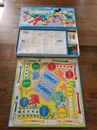 Parker Brothers 1991 Disney SORRY! Classic Board Game - Missing a few ...