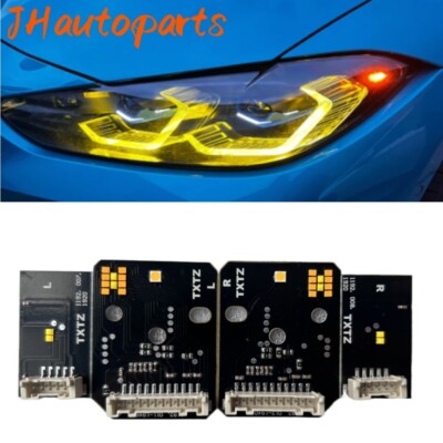 G22 Light ISpchen 4pcs Yellow Angel Eyes DRL Module For BMW G80 M3 G82 ...