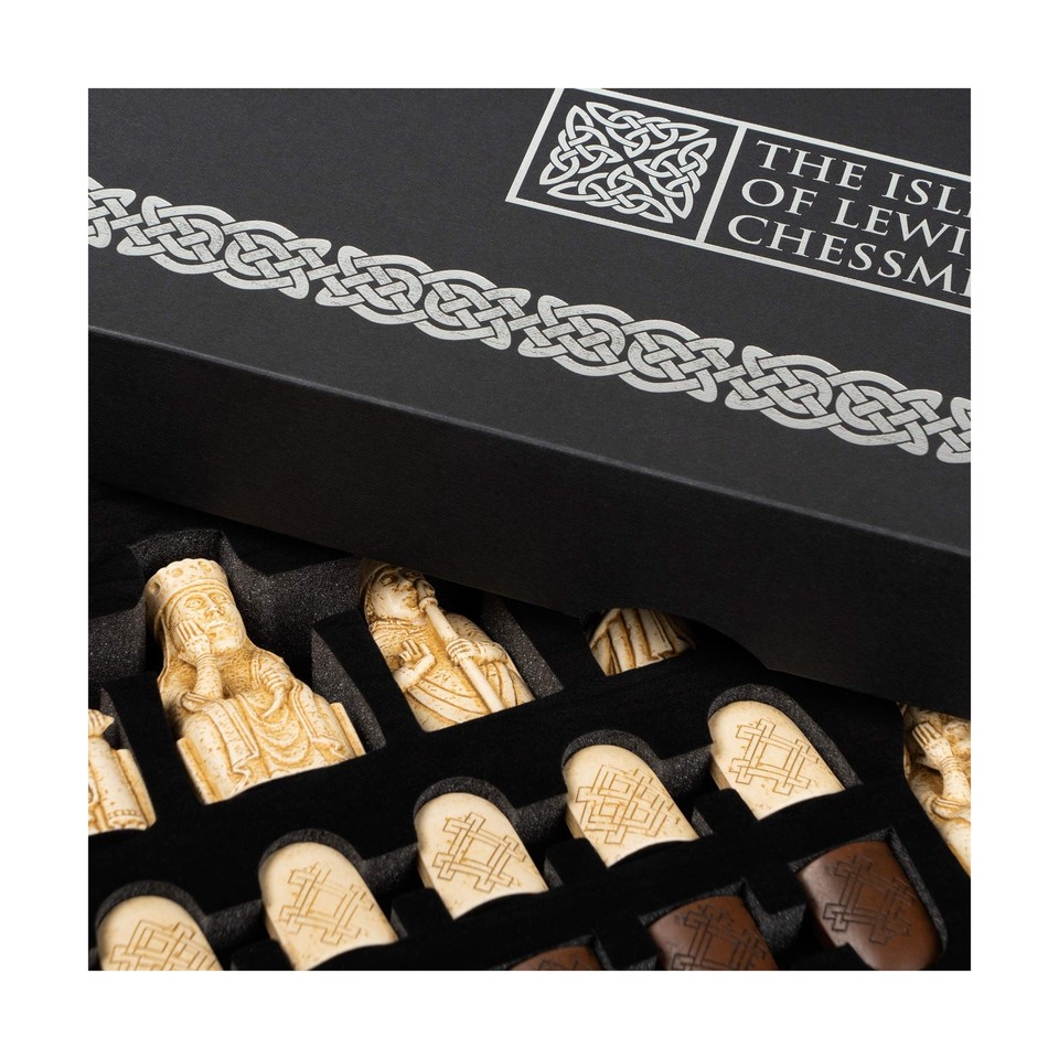 The Isle of Lewis Chessmen - Regency Chess Official Lewis Chess Set - 4 ...