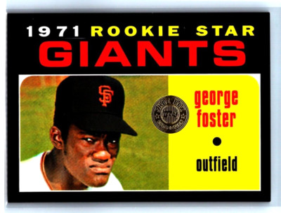 1971 Topps #276, George Foster, S.F. Giants, Rookie, 2001 Topps ...