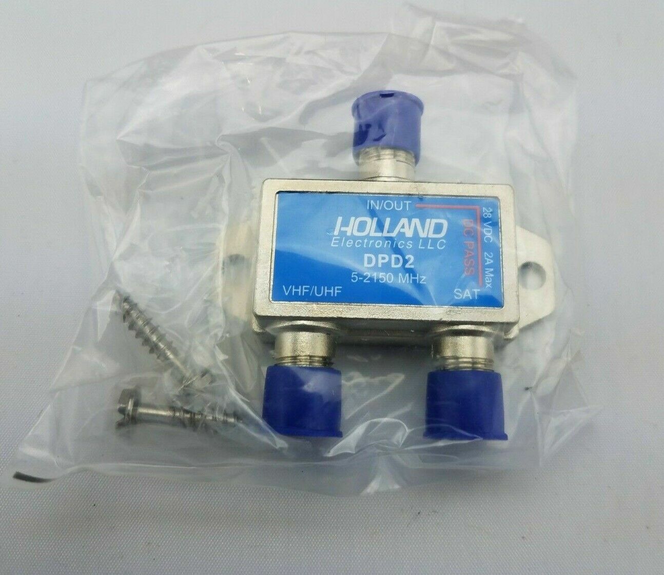 HOLLAND DIPLEXER COMBINER / 5-2150MHZ DPD2 28V 2A MAX / SATELLITE / FTA ...
