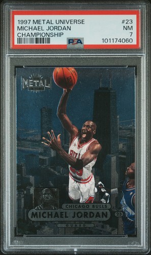1997 METAL UNIVERSE CHAMP #23 MICHAEL JORDAN PSA 7 | eBay