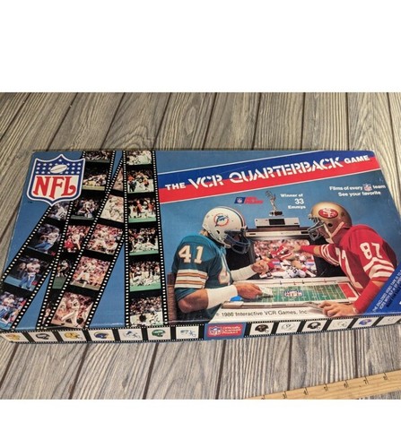 Vintage The VCR Quarterback Board Game NFL Interactive VCR VHS 1986 | eBay