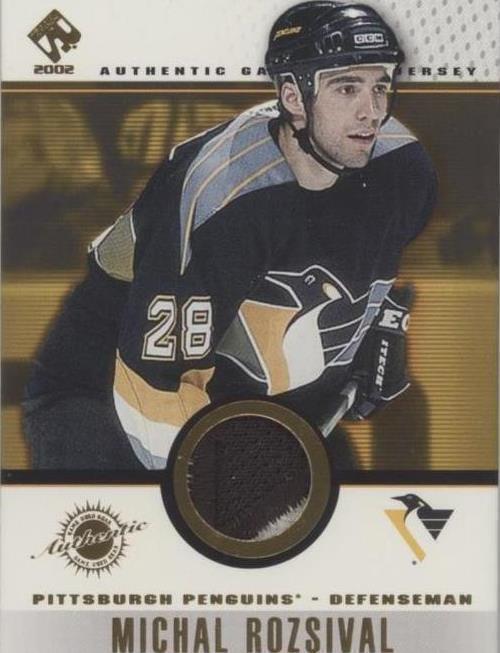 2001-02 Pacific Private Stock - Game-Used Gear Michal Rozsival #83 (MEM ...