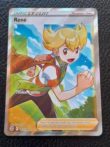 Carte Pokémon René Full Art 167/172 - Stars Étincelantes FR Neuf (port ...