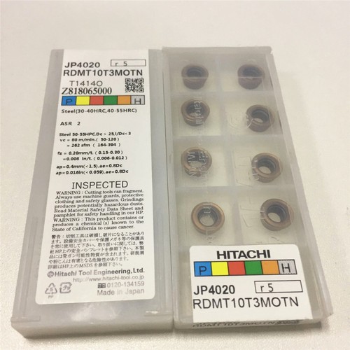 10pcs (1box) HITACHI RDMT10T3MOTN JP4020 New Carbide Inserts | eBay