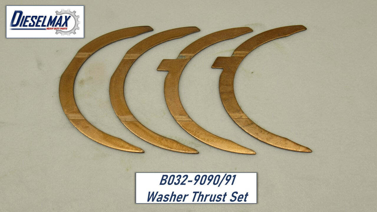 CATERPILLAR C3.3 THRUST WASHER STD. (SET OF 2 PIECES) B032-9090/91 New ...