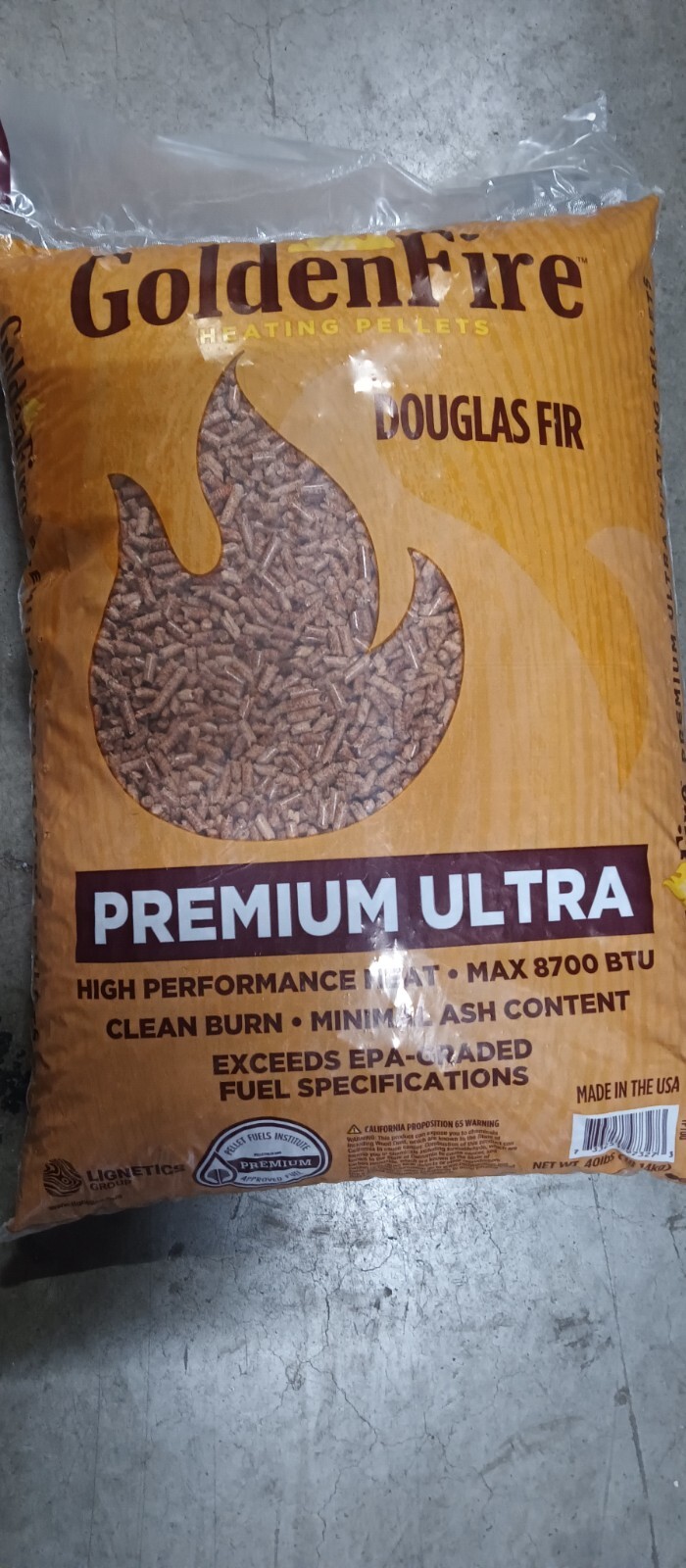 CALIFORNIA SELLER wood pellets heating camping fireplace heat prep ...