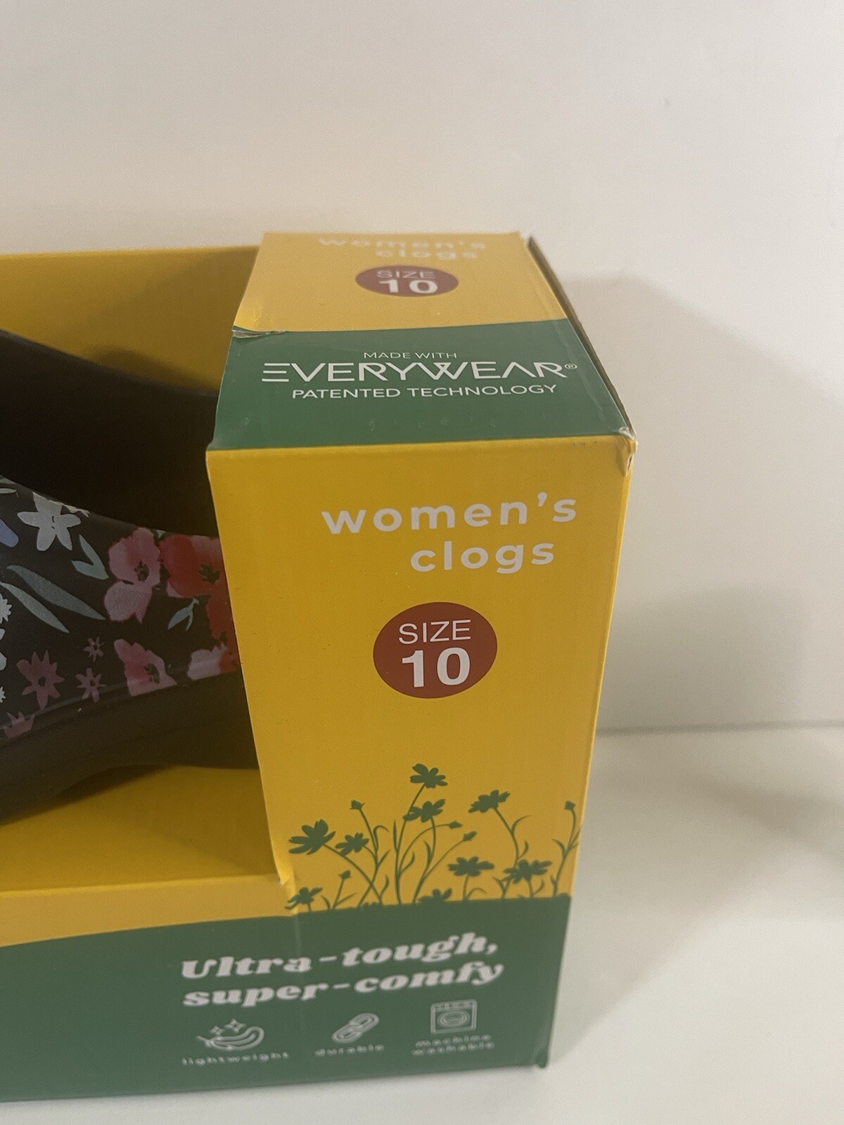 Totes Womens Gardening Clogs Floral Lightweight Durable Washable Sz 10 ...