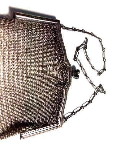 Whiting & Davis Chain Mail Art Deco Mesh 1920s Purse 4"x6" EXCELLENT ...
