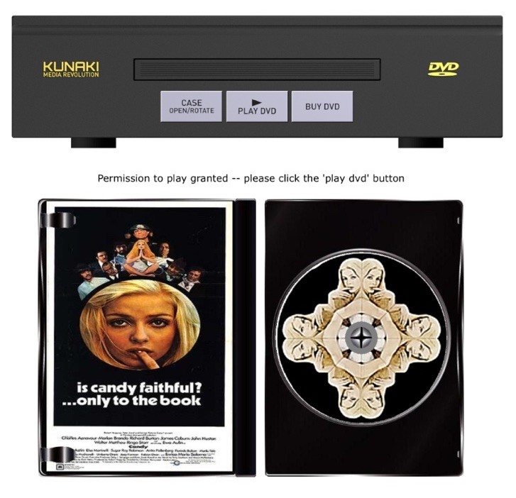 Candy movie DVD+stream (1968/2025 Remaster) Marlon Brando, Ringo Starr ...