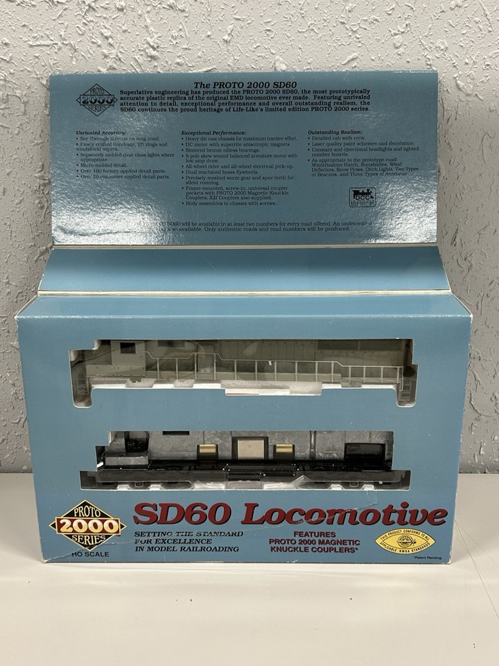 Proto 2000 Series 23492 SD60 Locomotive Undecorated Model Train HO ...