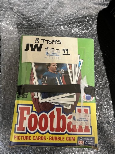 1987 Topps Football Box Factory Sealed Unopened 36 Packs | eBay