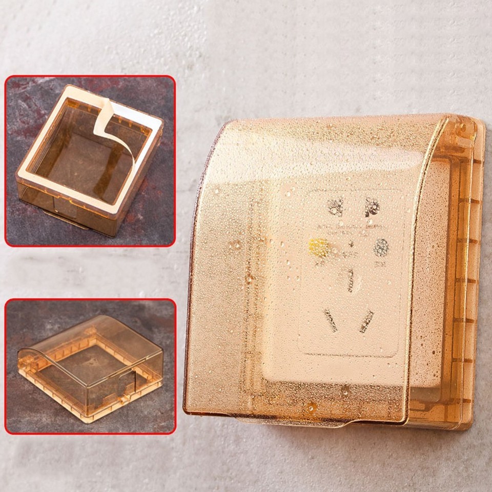 Waterproof Socket Cover for Wall Switches Transparent Design Super ...