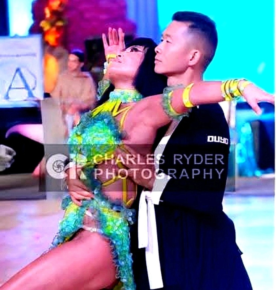 Mermaid Ballroom Latin Dance Competition Costume. Sea Cell Beads. Sz 4 ...