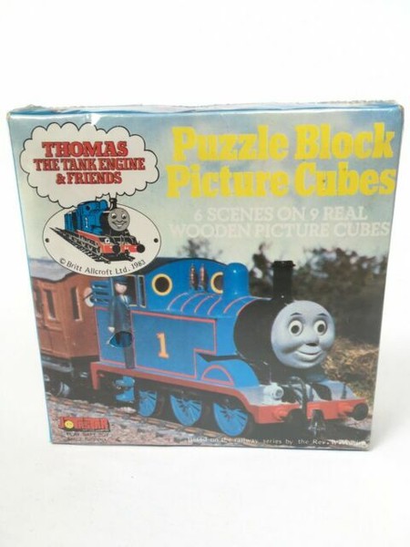 Thomas The Tank Engine & Friends 6 Puzzle Block Picture Cubes 1983 RARE ...