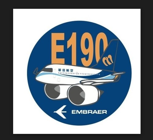 RBF現貨 MANDARIN ERJ-190 7CM STICKER 貼紙 S-C-190-MDA *FREE SHIPPING* | eBay
