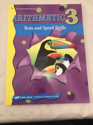 abeka 3rd grade arithmetic Test And Speed Drills Teacher Key Arithmetic ...