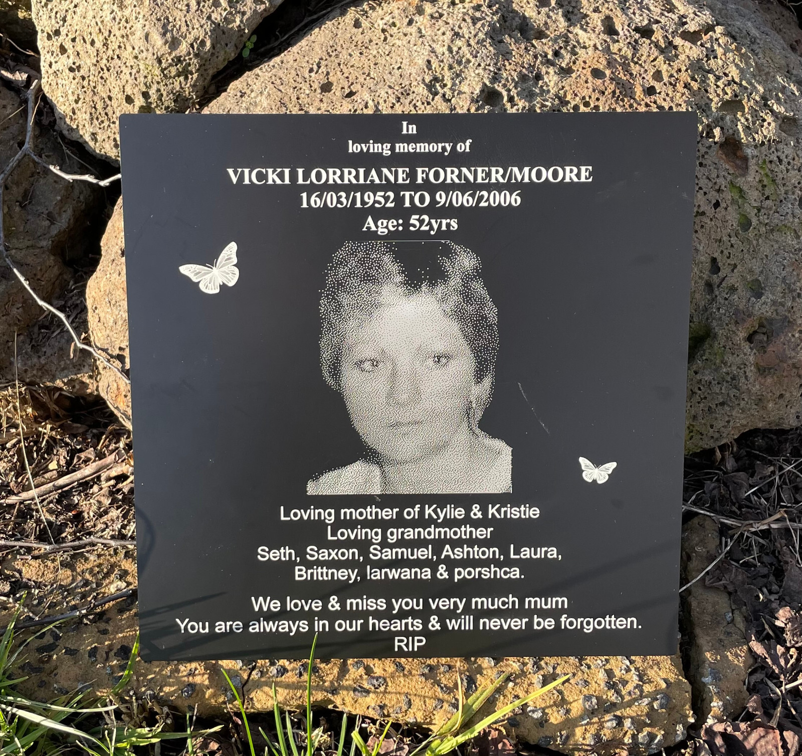 Memorial Plaque (Extra Large 300mm x 260mm) | eBay