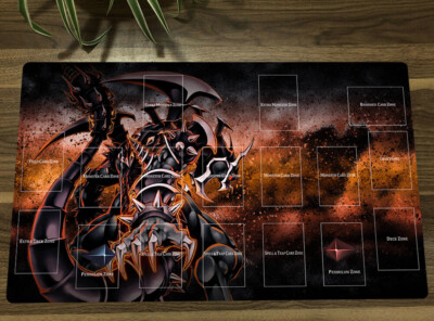 WVICM OCG Playmat Dark Armed Dragon CCG TCG Trading Card Game Mat Zones ...