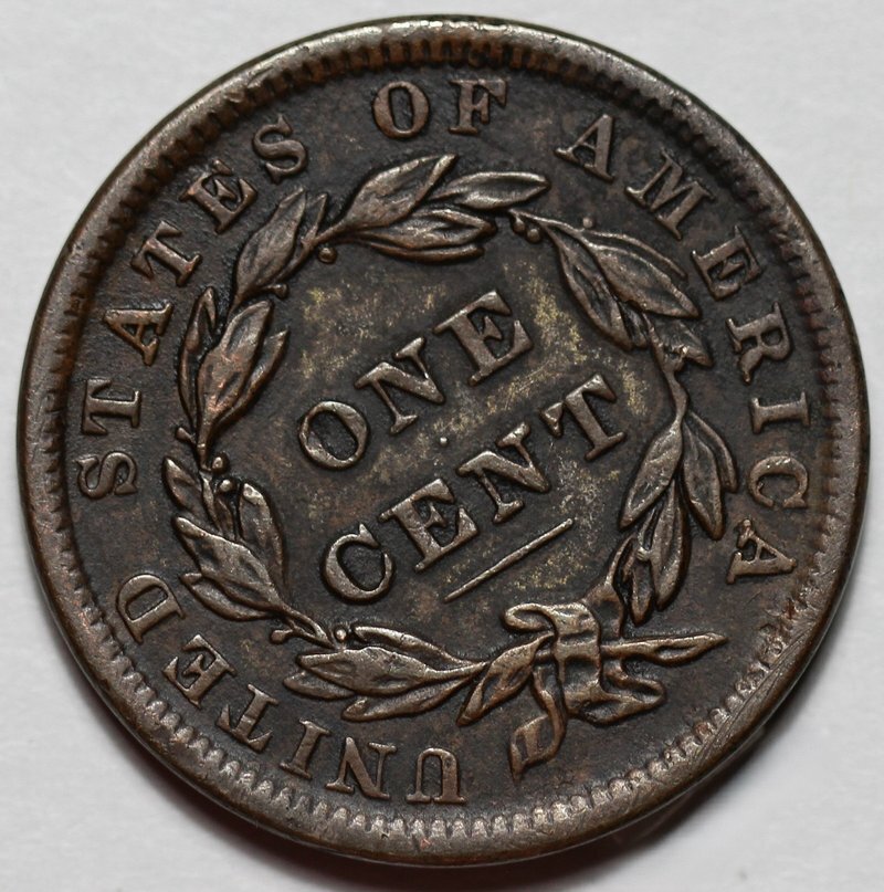 1838 Coronet Head Large Cent - US 1c Copper Coin | eBay