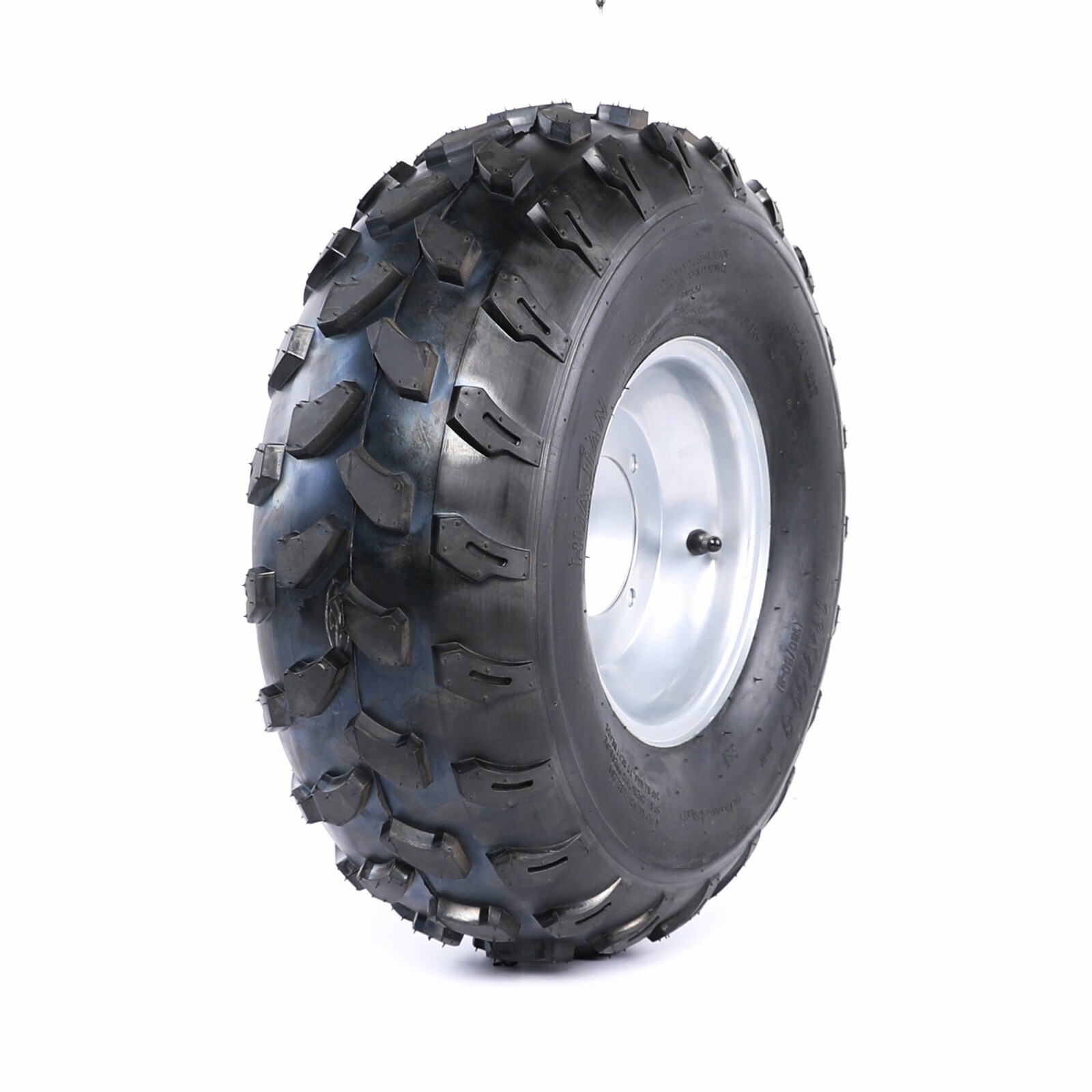 2pc 19x7.00-8 19x7-8 Wheel Tire Rim + Steering Knuckle Hub ATV Buggy Go ...