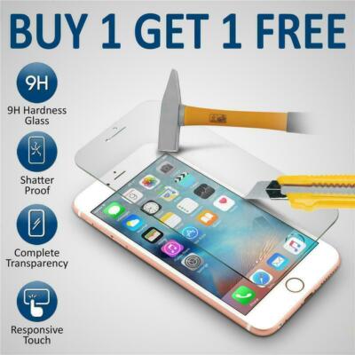 Premium Quality Tempered Glass Screen Protector Screensaver For iPhone ...