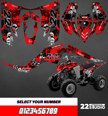 Racing Yamaha Atv Stickers