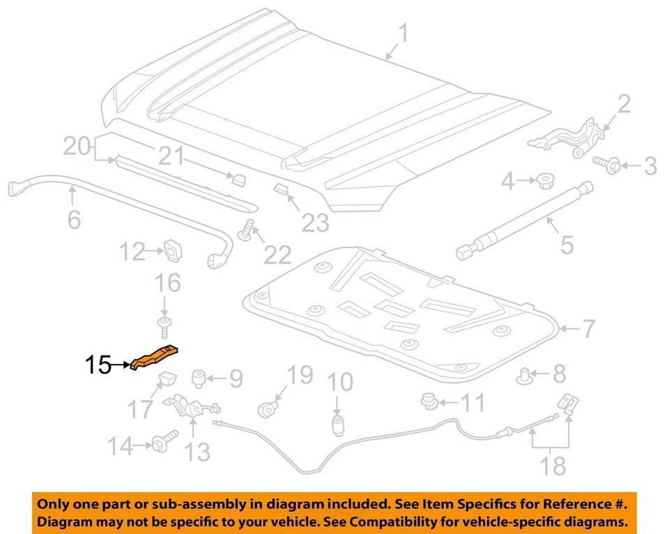 GMC SIERRA 1500 HOOD RELEASE LEVER 2019-2023 OEM GM 84129824 | eBay