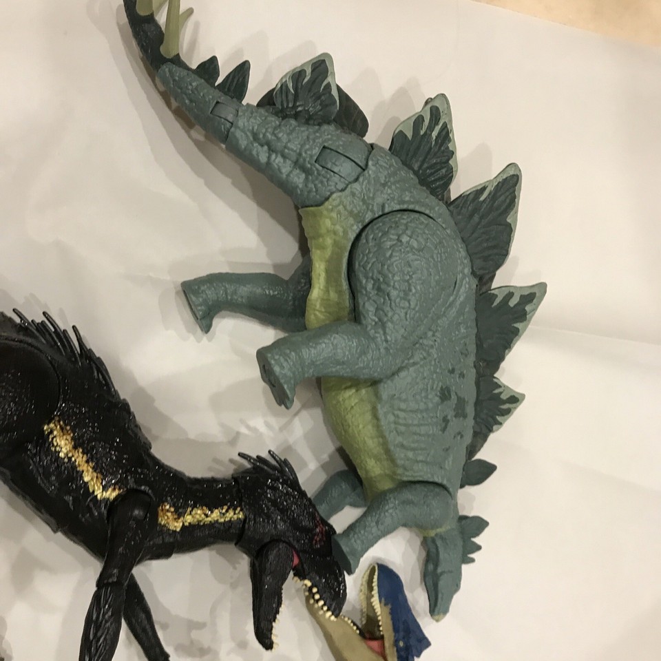 Jurassic World Jurassic Park Mixed Dinosaur Lot - 14 pc - Spinosaurs ...