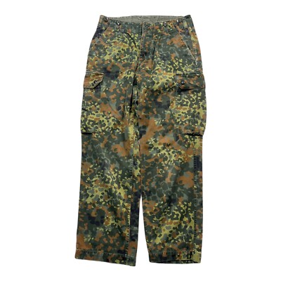 Vintage German Flecktarn Camo Pants Cargo Combat Pants | eBay