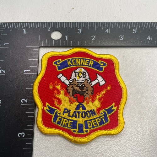 KENNER TCB PLATOON KENNER Fire Department Patch (LOUISIANA ?) 29MU | eBay