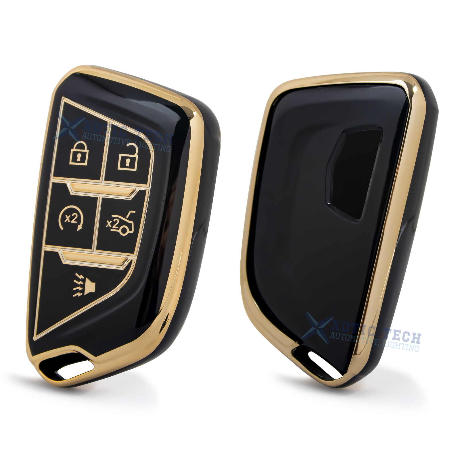 2X Full Cover Keyless Key Fob Case For Cadillac CT4 CT5 CT6 XT6 LYRIQ ...