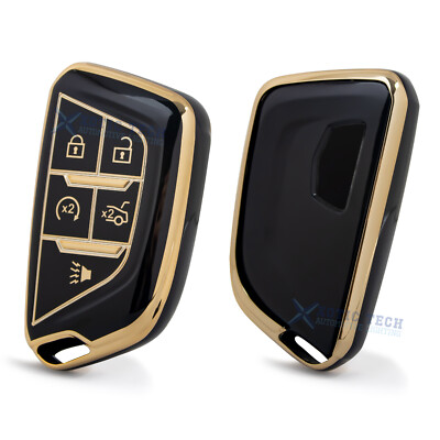 2X Full Cover Keyless Key Fob Case For Cadillac CT4 CT5 CT6 XT6 LYRIQ ...