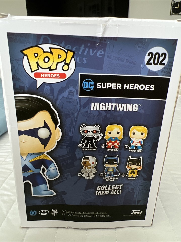 NIGHTWING FUNKO POP #202 DC LEGION OF COLLECTORS EXCLUSIVE NEW TEEN ...