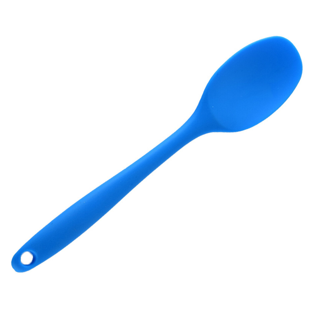 Silicone Long Handle Spatula Non-stick Scraper Spoon Kitchen Cooking ...