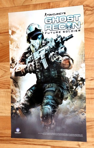 Tom Clancy's Ghost Recon Future Soldier Very Rare Poster PS3, Xbox 360 ...