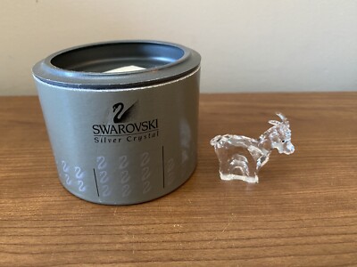 Swarovski Crystal 2005 Zodiac Goat Figurine 275438 Capricorn | eBay