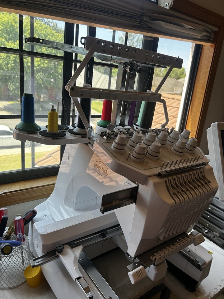 10 Needle Embroidery Machine Babylock Enterprise, Multi-needle ...